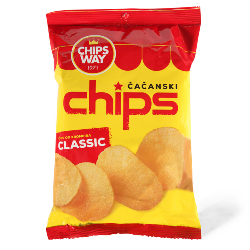 Čips ČAČANSKI classic 90g