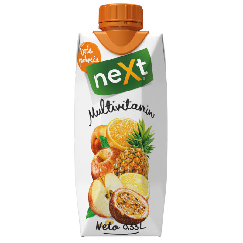 Negazirani sok NEXT CLASSIC multivitamin 0.33l